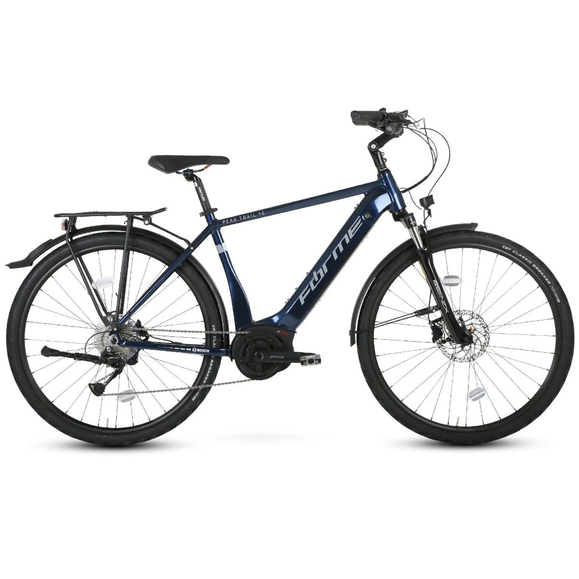 Forme Peak Trail 1 E Electric Hybrid Bike in Blue