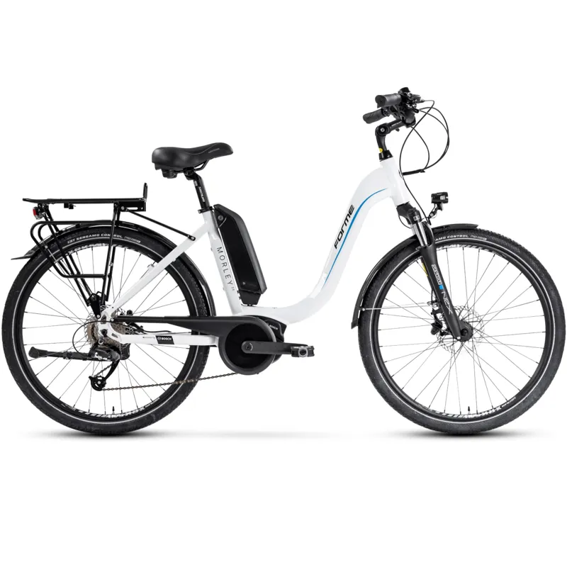 Forme Morley 2E 26 Wheel E-Hybrid Bike White/Black 17.5